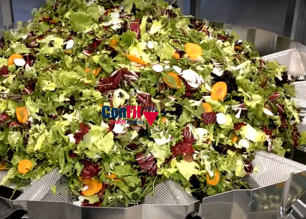 Multihead Weighing Machine Multihead Weigher for Vegetable Lettuce Leaf ...